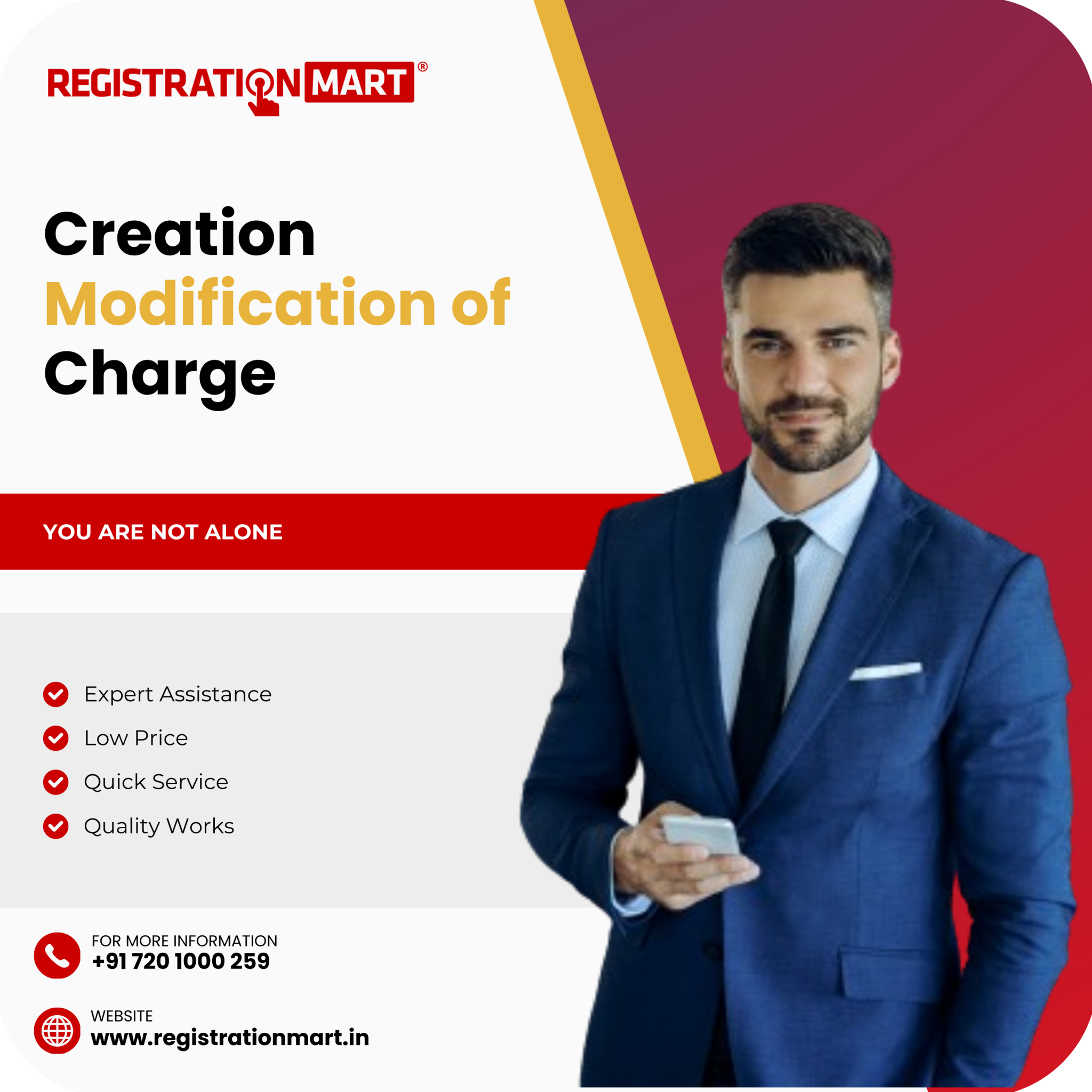 Creation / Modification of Charge - Registration Mart